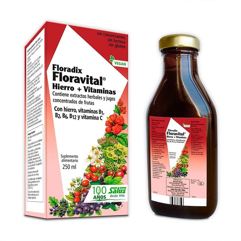 Floradix Floravital 250 Ml Salus Flora – Aldea Nativa