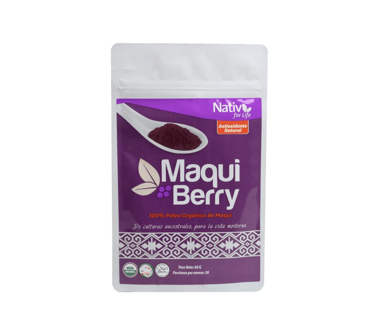 Maqui Organico Berry Powder Nativ For Life 60 Gr – Aldea Nativa
