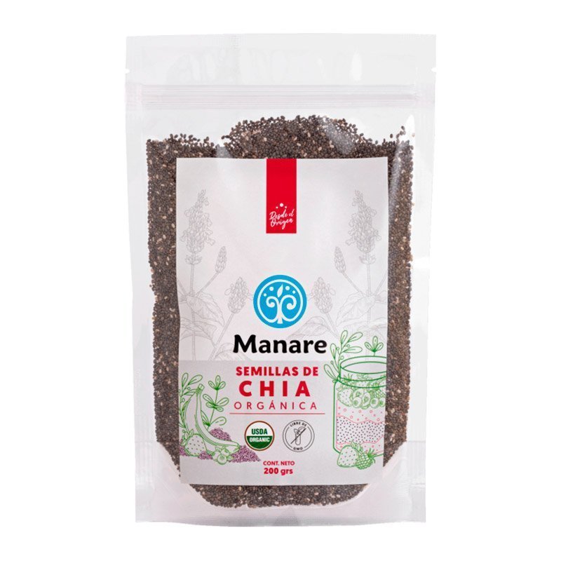 Chia Orgánica Manare 200 Gr - Superfood Saludable – Aldea Nativa