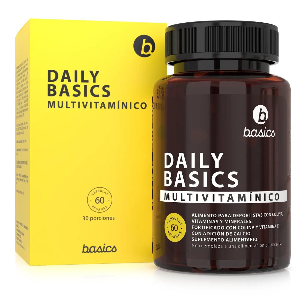 DAILY BASICS MULTIVITAMINICO PRO 60 CAP BASICS NUTRIRION - AN439 – Aldea Nativa