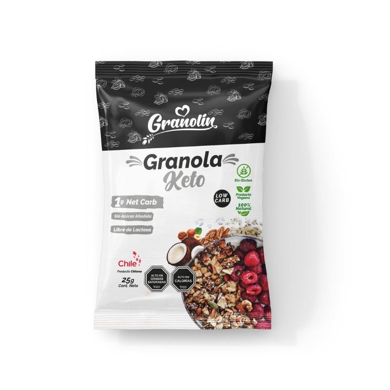 Granola Keto 25 Gramos | Granolin – Aldea Nativa