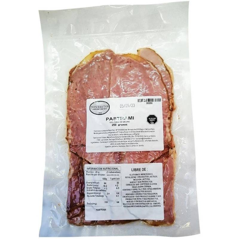 Jamón Pastrami Don Santos 250 Gr - Delicioso y Exclusivo – Aldea Nativa