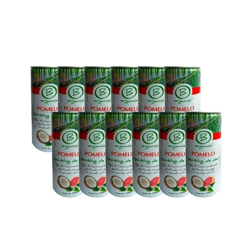 Pack 12 Sparkling de Pomelo B Organics 250 Ml – Aldea Nativa