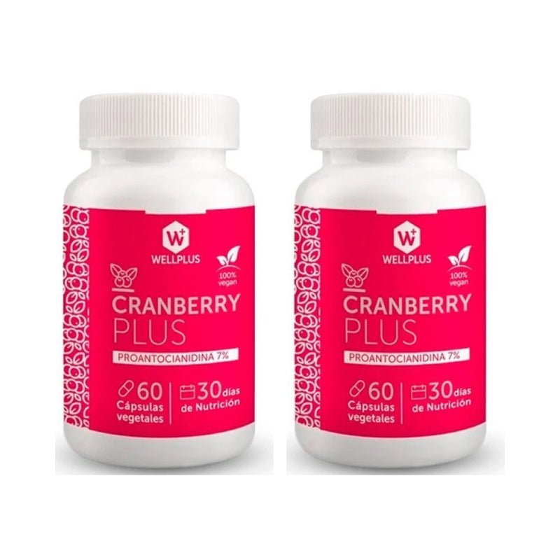 Pack 2 Cranberry Plus 60 cap Wellplus – Aldea Nativa