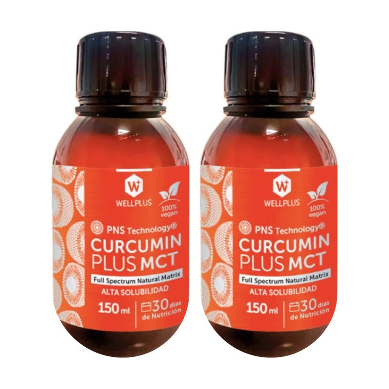 Pack 2 Curcumin plus MCT 150 ml Wellplus – Aldea Nativa