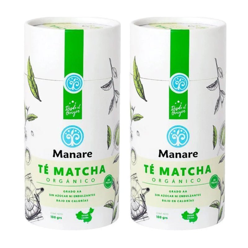 Pack 2 Matcha org polvo 100 gr Manare – Aldea Nativa