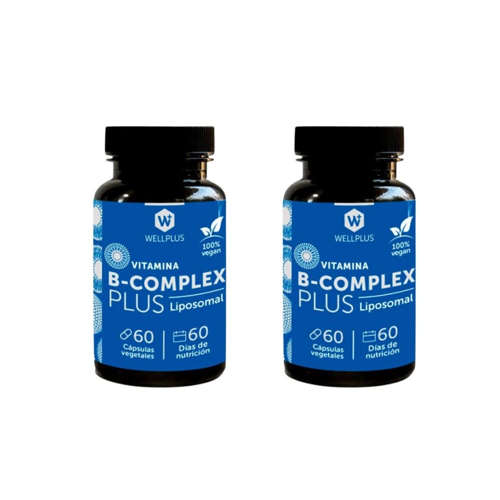 Pack 2 Vitamina B Complex 60 Cap Wellplus – Aldea Nativa