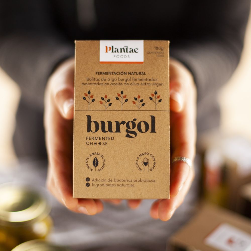 Queso Burgol Fermentado 380 Ml Plantae Foods – Aldea Nativa