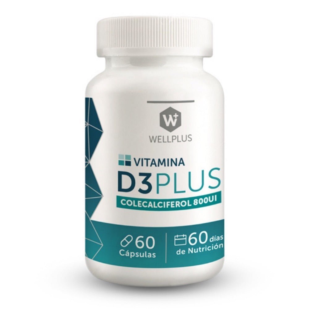 Vitamina D3 Plus Colecalciferol 60 Capsulas Wellplus – Aldea Nativa